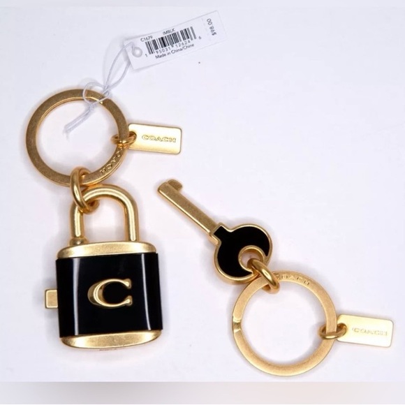 Coach | Accessories | Coach Lock Key Keyfob Nwt | Poshmark